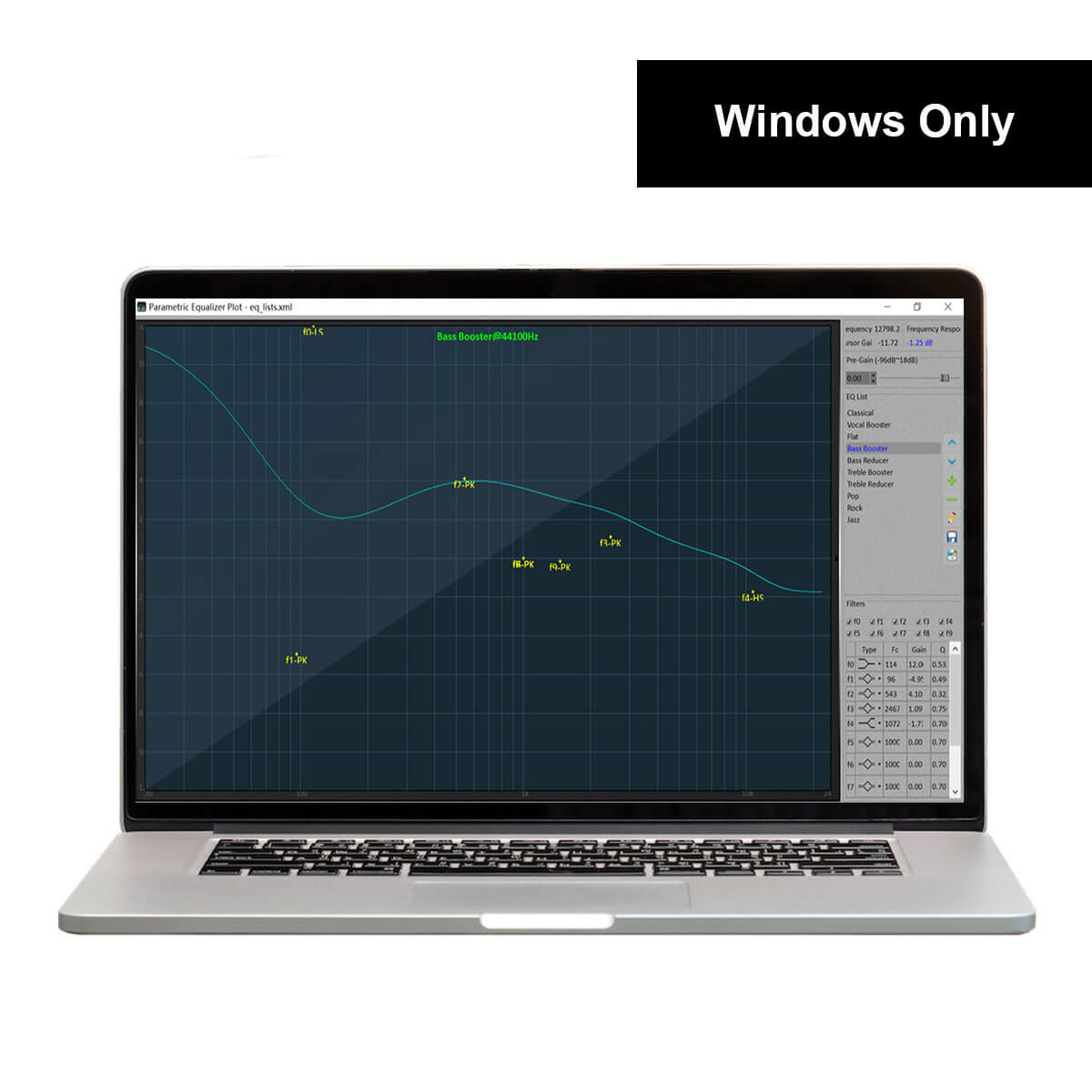 Up2stream® ACPWorkbench Stereo Equalizer Software – Up2Stream