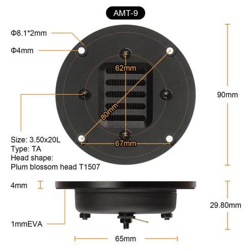 Up2stream® Hi-end Air Motion Transformer (AMT) Tweeters – Up2Stream